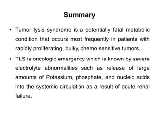 Tumer lysis syndrom by Azazhu.pptx