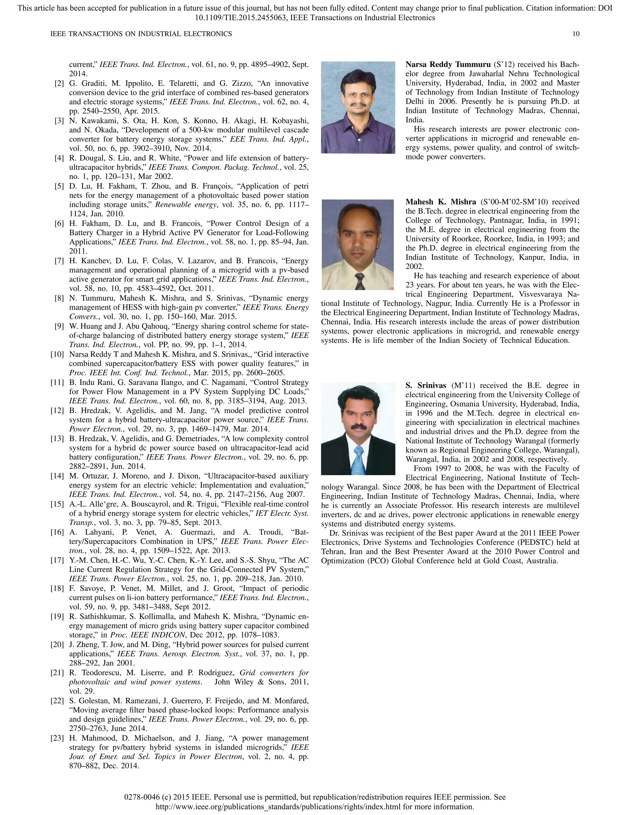 Energy management system for pv and battery system | PDF