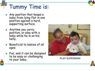 Tummy time tips | PPTX