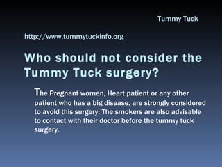 Tummy tuck | PPT