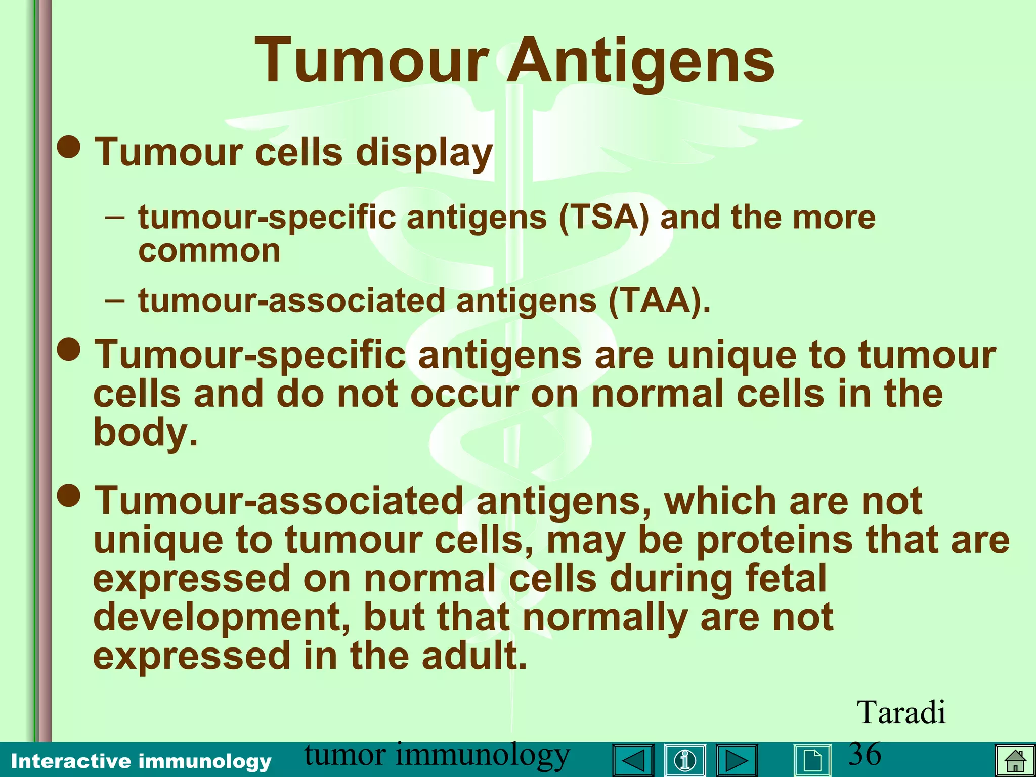 Tumour immunology | PPT