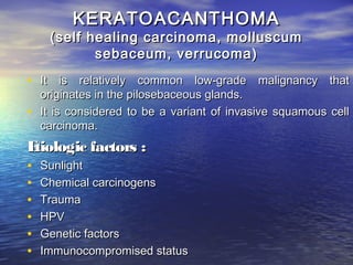 Tumor of oral cavity | PPT | Skin and Dermatology | Diseases and Conditions
