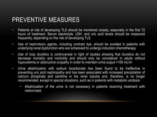 Tumor Lysis Syndrome - Final | PPTX