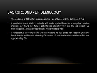 Tumor Lysis Syndrome - Final | PPTX
