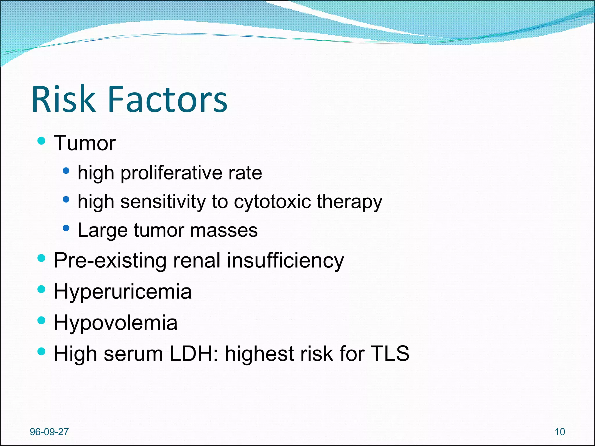 Tumor Lysis Syndrome2 | PPT