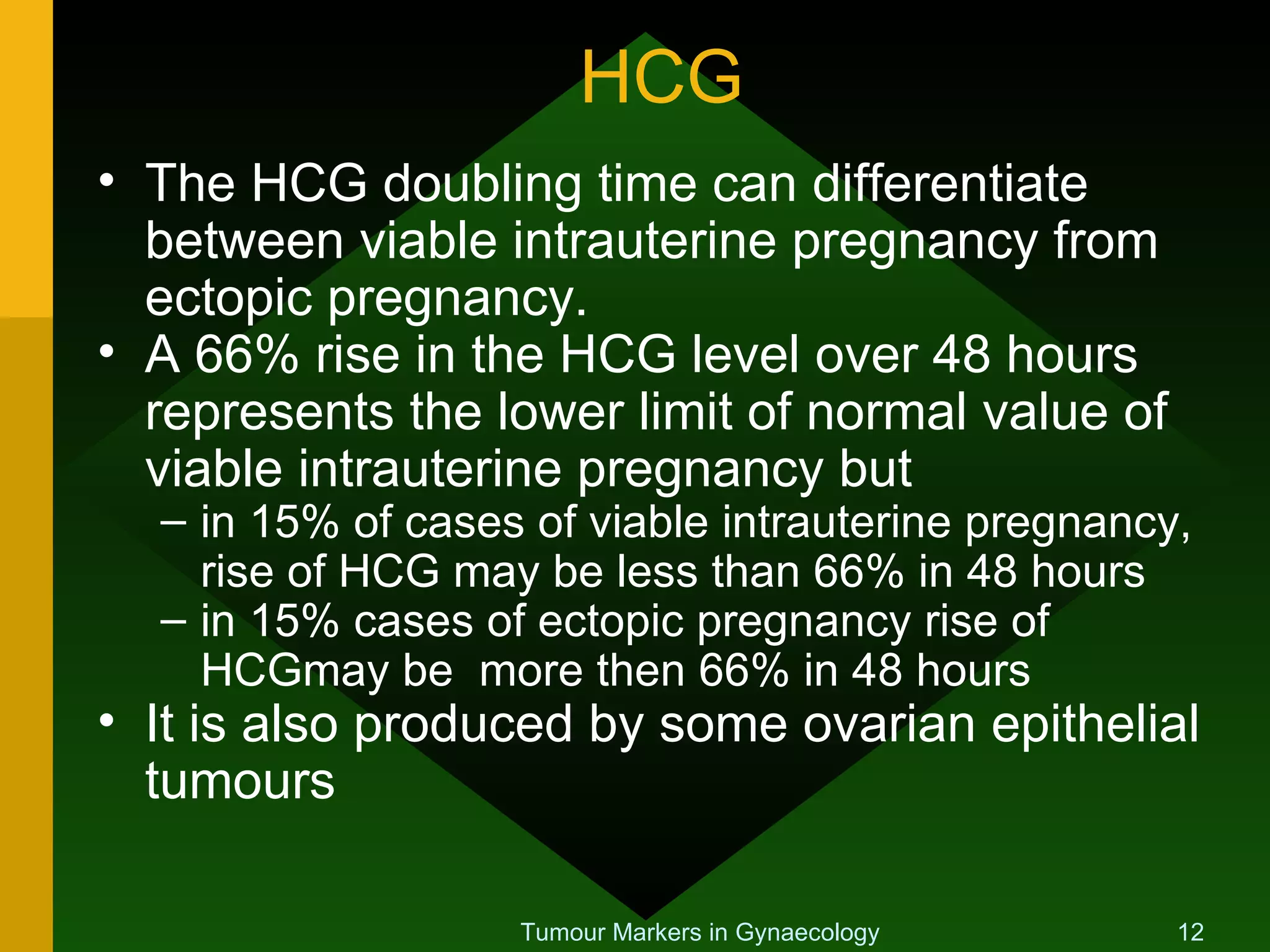 tumor markers | PPT | Pregnancy | Reproductive Health