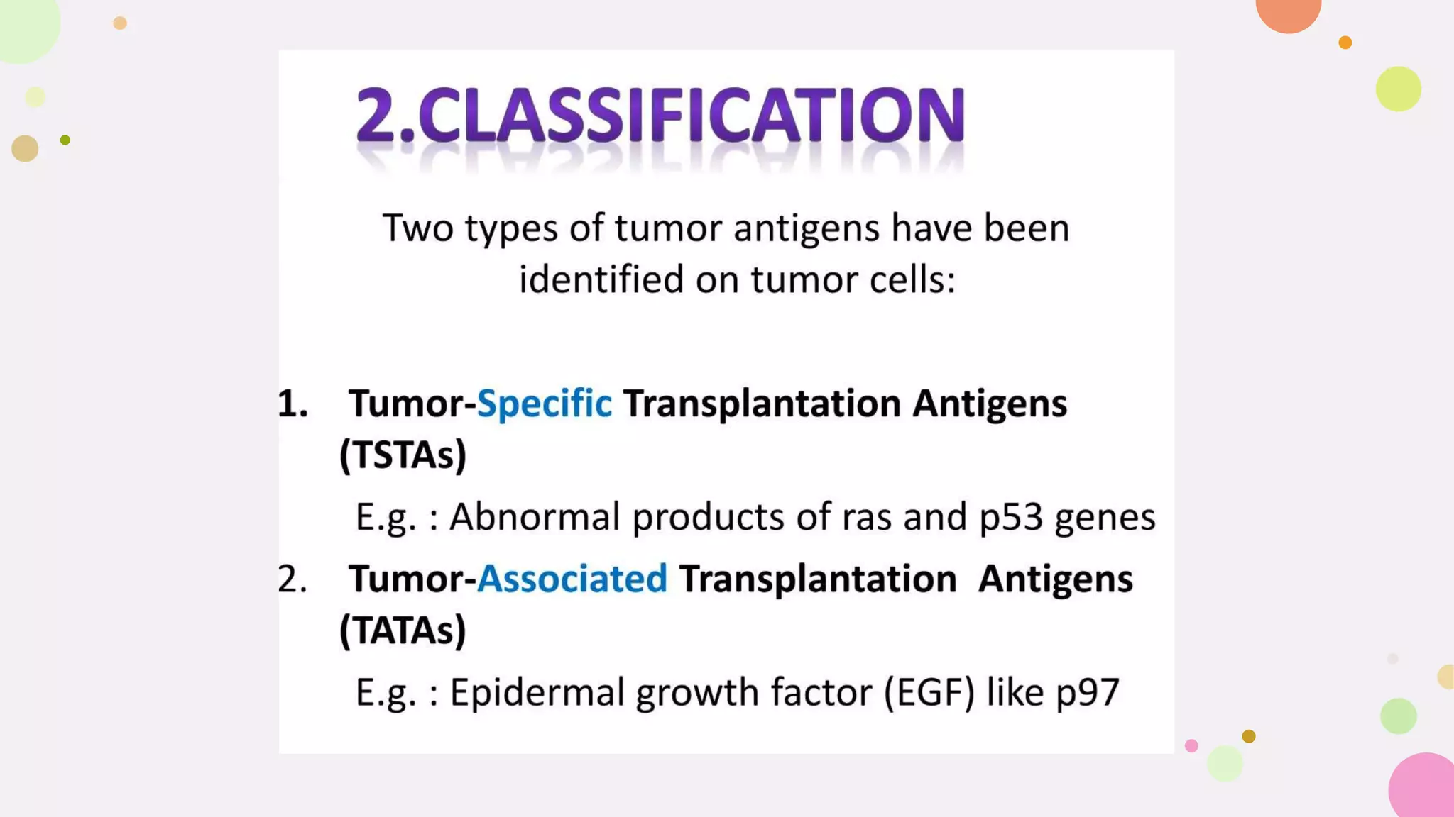 Tumor antigens & classification.pptx Tumor antigens & classification.pptx