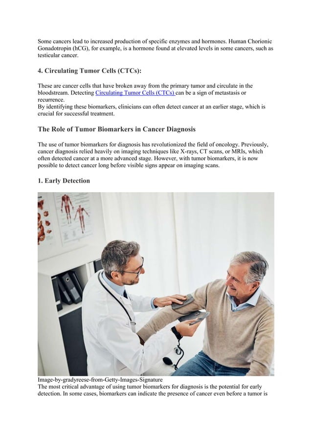 Tumor Biomarkers for Diagnosis: Role in Cancer Detection | The ...