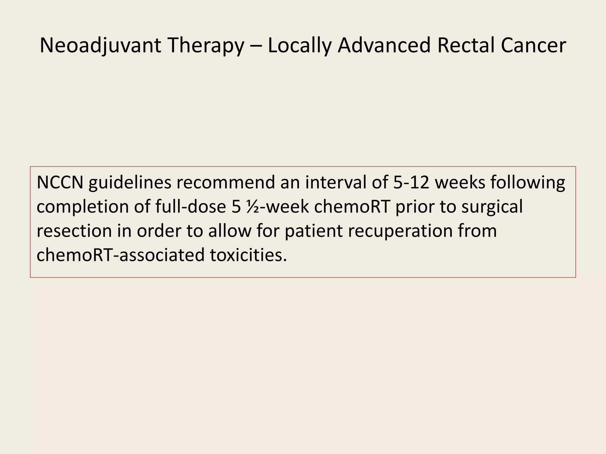 Tumor board locally advanced rectal cancer | PPTX