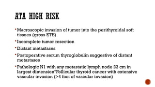 tumor board meeting for thyroid cancer.. | PPTX