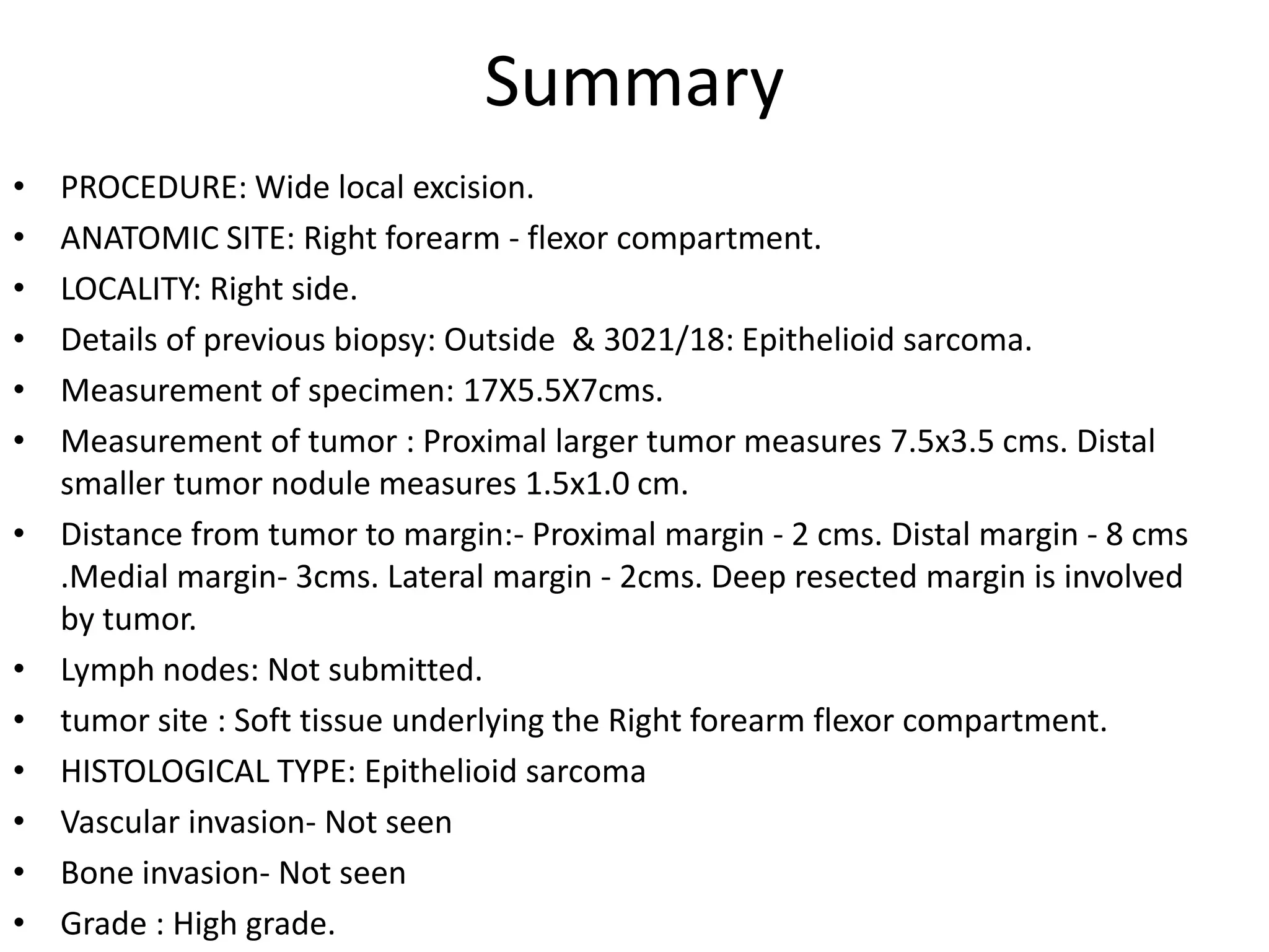 Tumor board soft tissue sarcoma | PPT