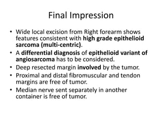 Tumor board soft tissue sarcoma | PPT