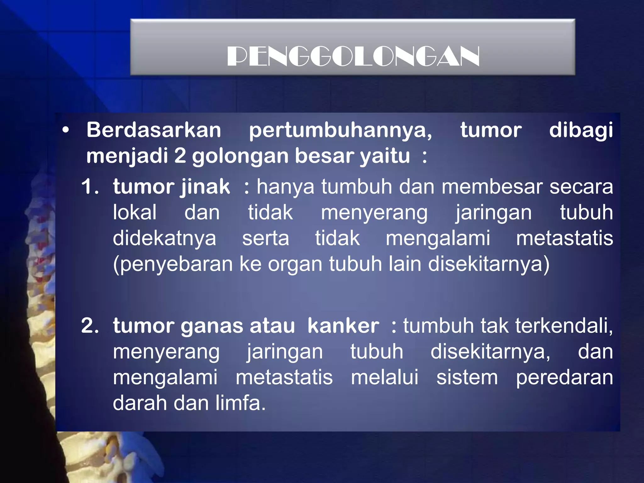 Tumor dan kanker | PPTX