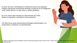 Tumor de Wilms con Enfoque en Pediatria.pptx