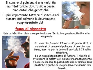 Tumore polmone | PPT