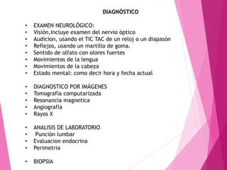 presentación de tumores cerebrales diapositivas | PPTX