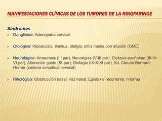 Tumores de la nasofaringe | PPTX