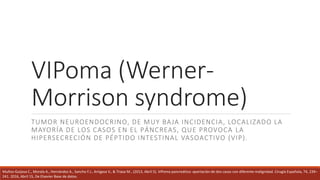 Tumores neuroendocrinos pancreáticos | PPTX