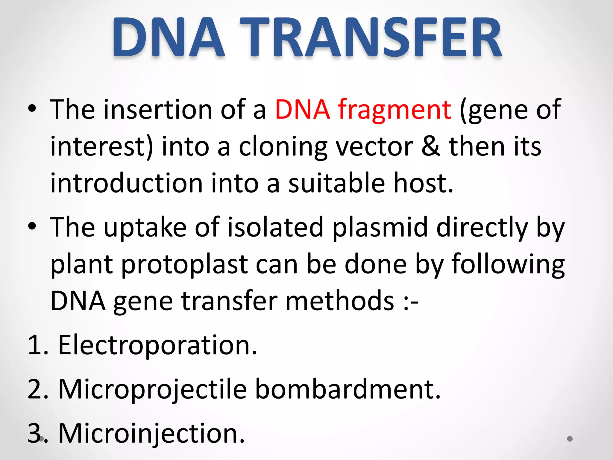Tumor formtion , ti ri plasmid , dna trnsfr. | PPTX