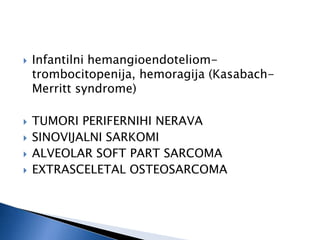 Tumori mekih tkiva_retroperitoneuma | PDF