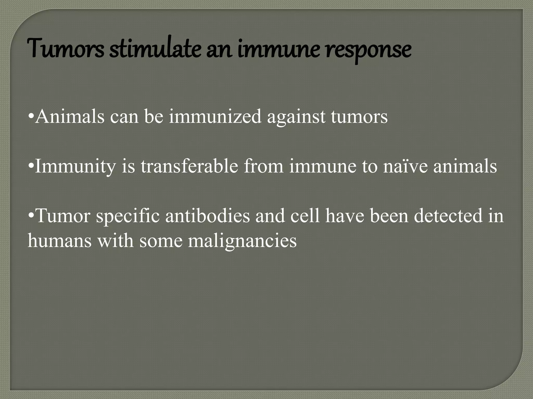 Tumor immunology | PPTX