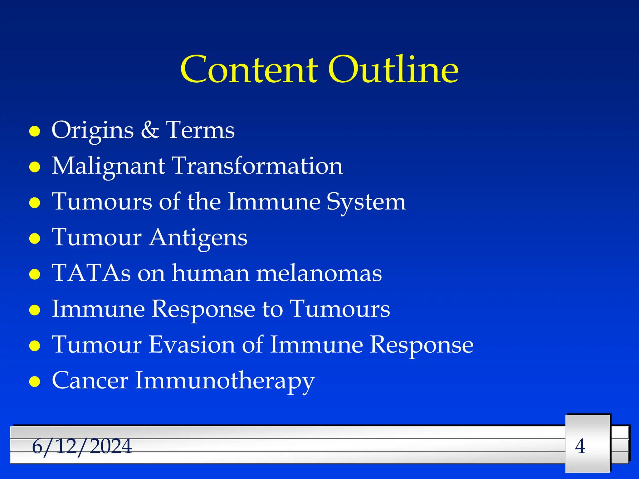 tumor immunology for Cancer & the Immune System.ppt