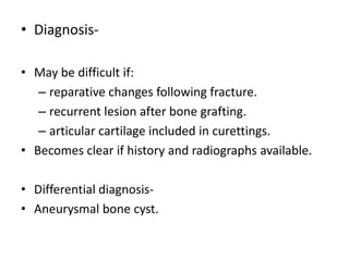 Tumor like lesions of bone | PPTX