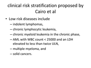 Tumor lysis syndrome | PPTX