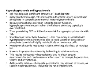 Tumor lysis syndrome | PPTX