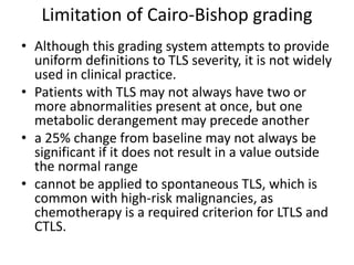 Tumor lysis syndrome | PPTX