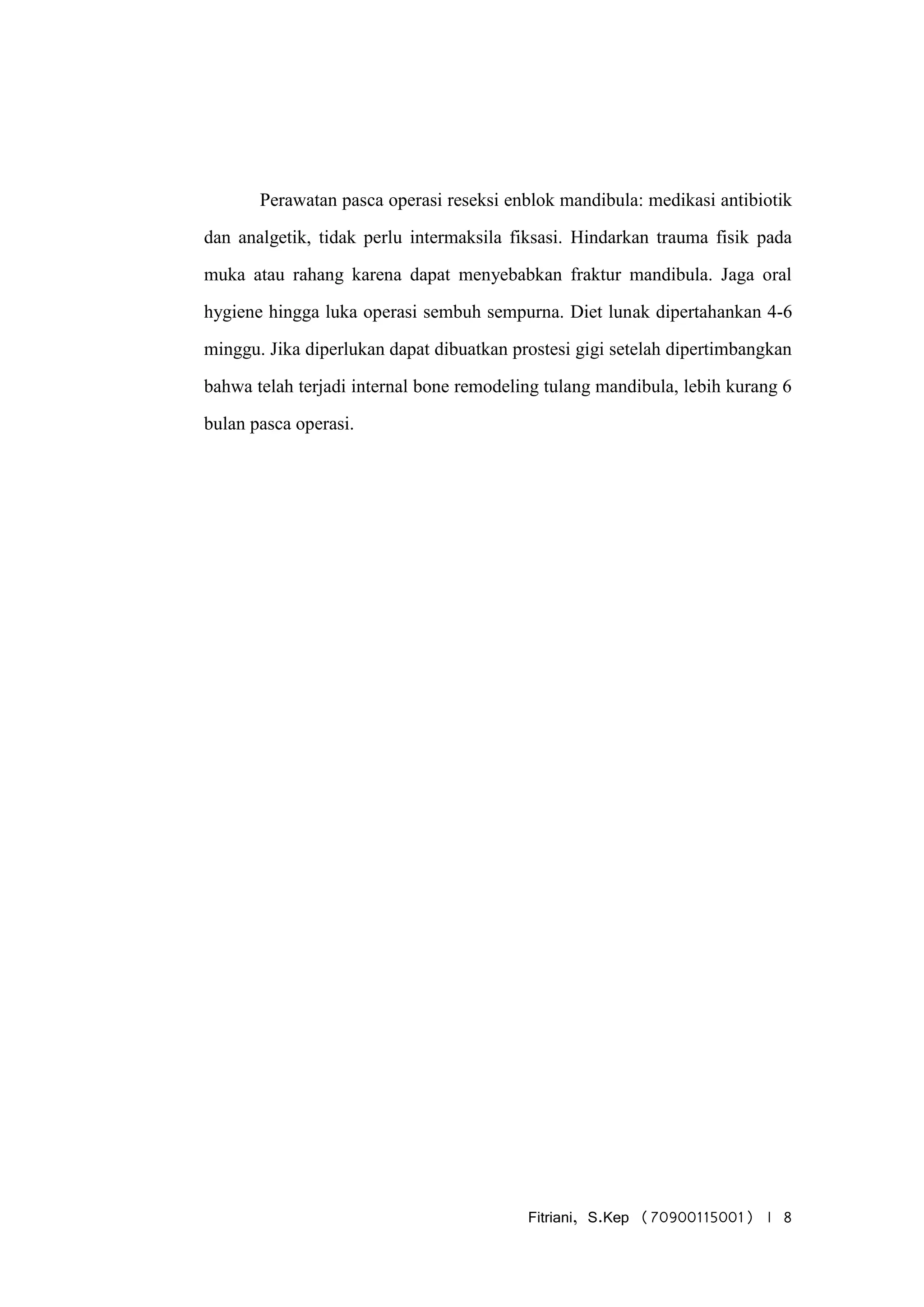 Tumor mandibula | PDF