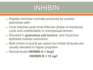 Tumor markers in gynaecology | PPTX