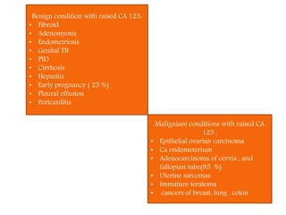 Tumor markers in gynaecology | PPTX