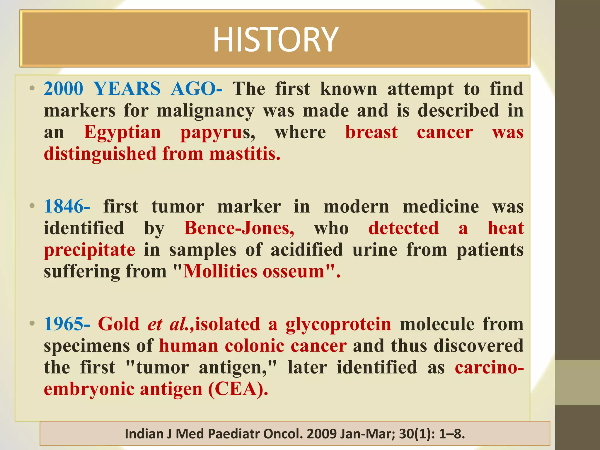 Tumor markers | PPTX