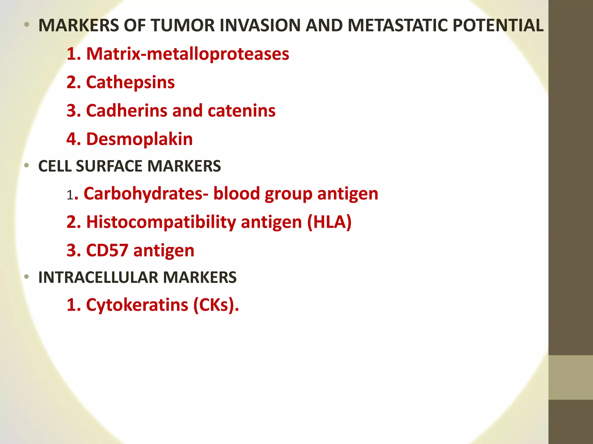 Tumor markers | PPTX