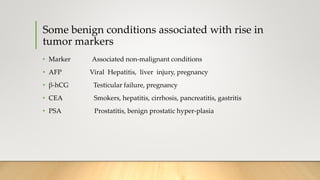 Tumor marker | PPTX | Cancer | Diseases and Conditions