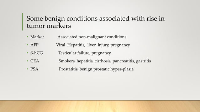 Tumor marker | PPTX | Cancer | Diseases and Conditions