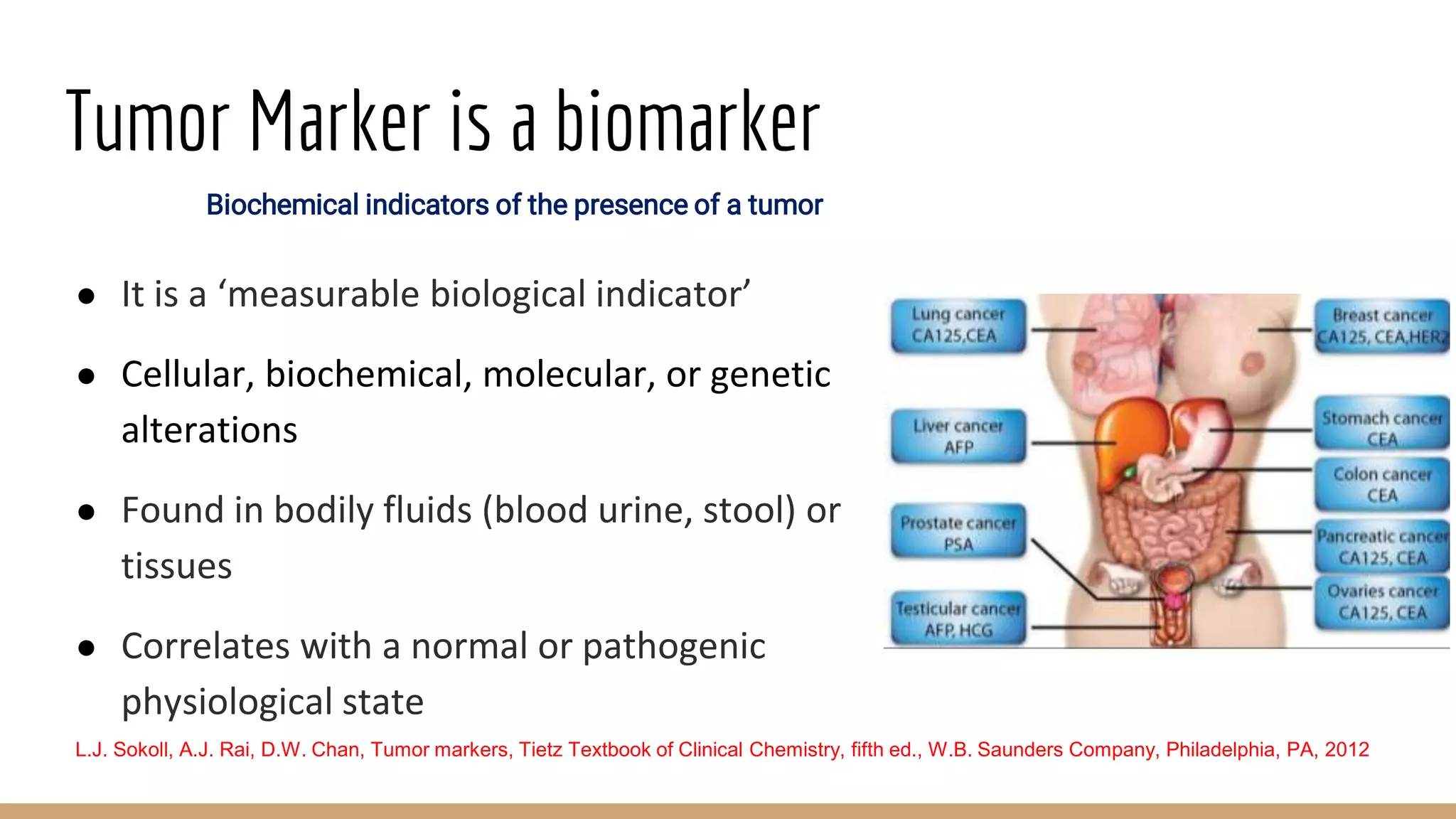 Tumor marker /Cancer Biomarkers (Updated) | PPTX