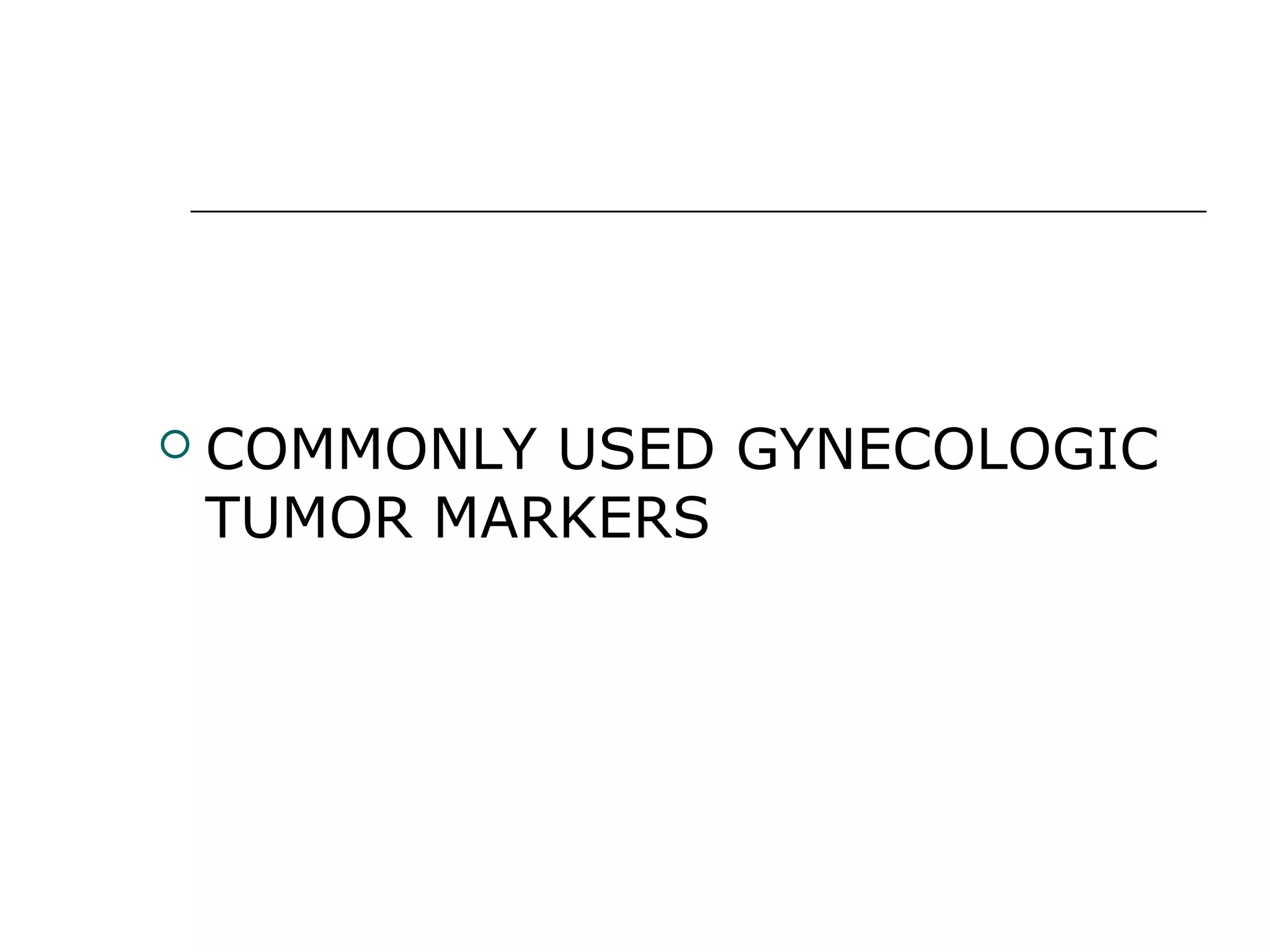 Tumor markers | PPT