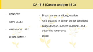 Tumor markers by Dr K Selvakumar | PPT