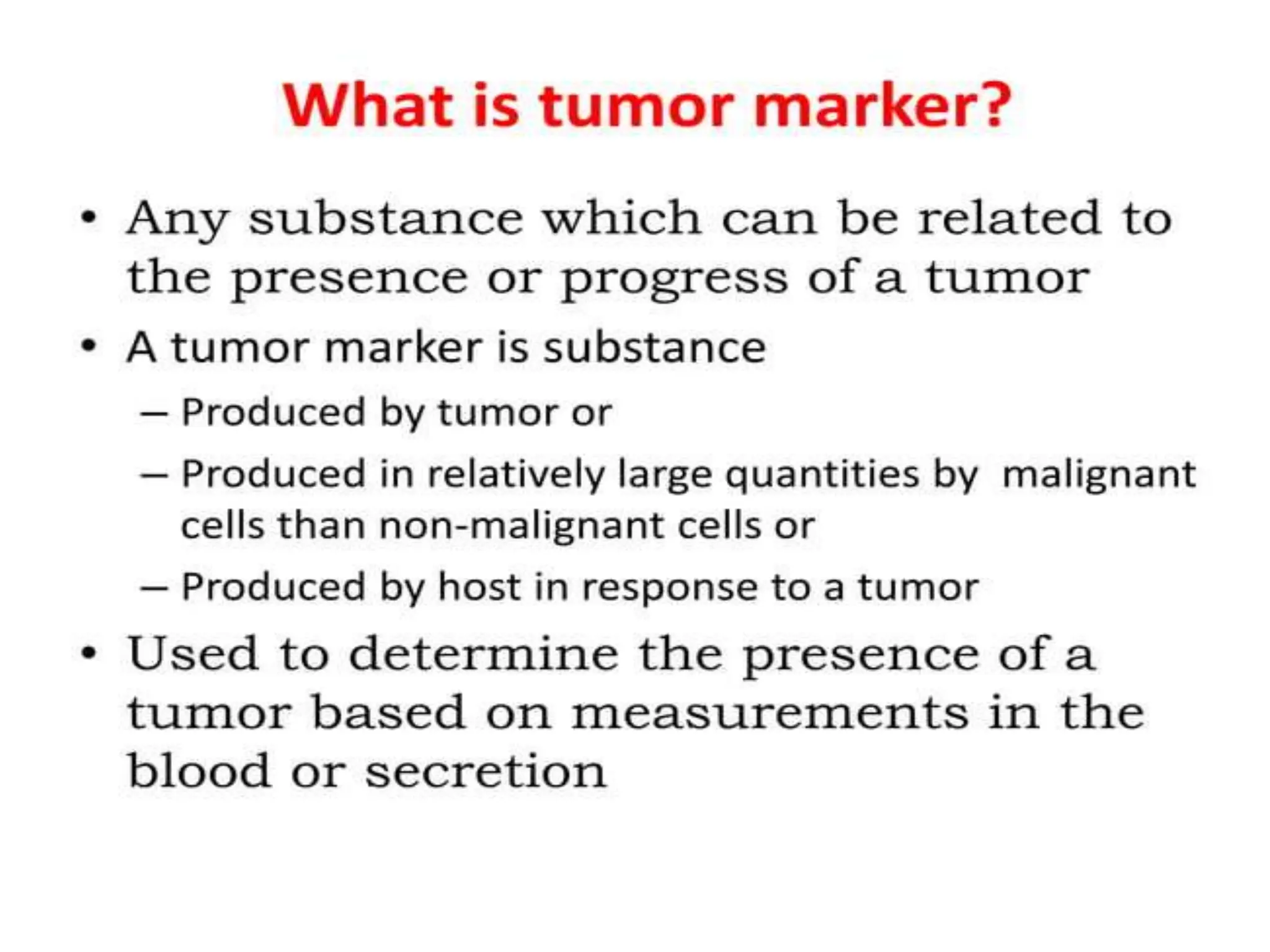 TUMOR MARKERS.-1.pptx by Aikoman radiology scientist at Catholic ...