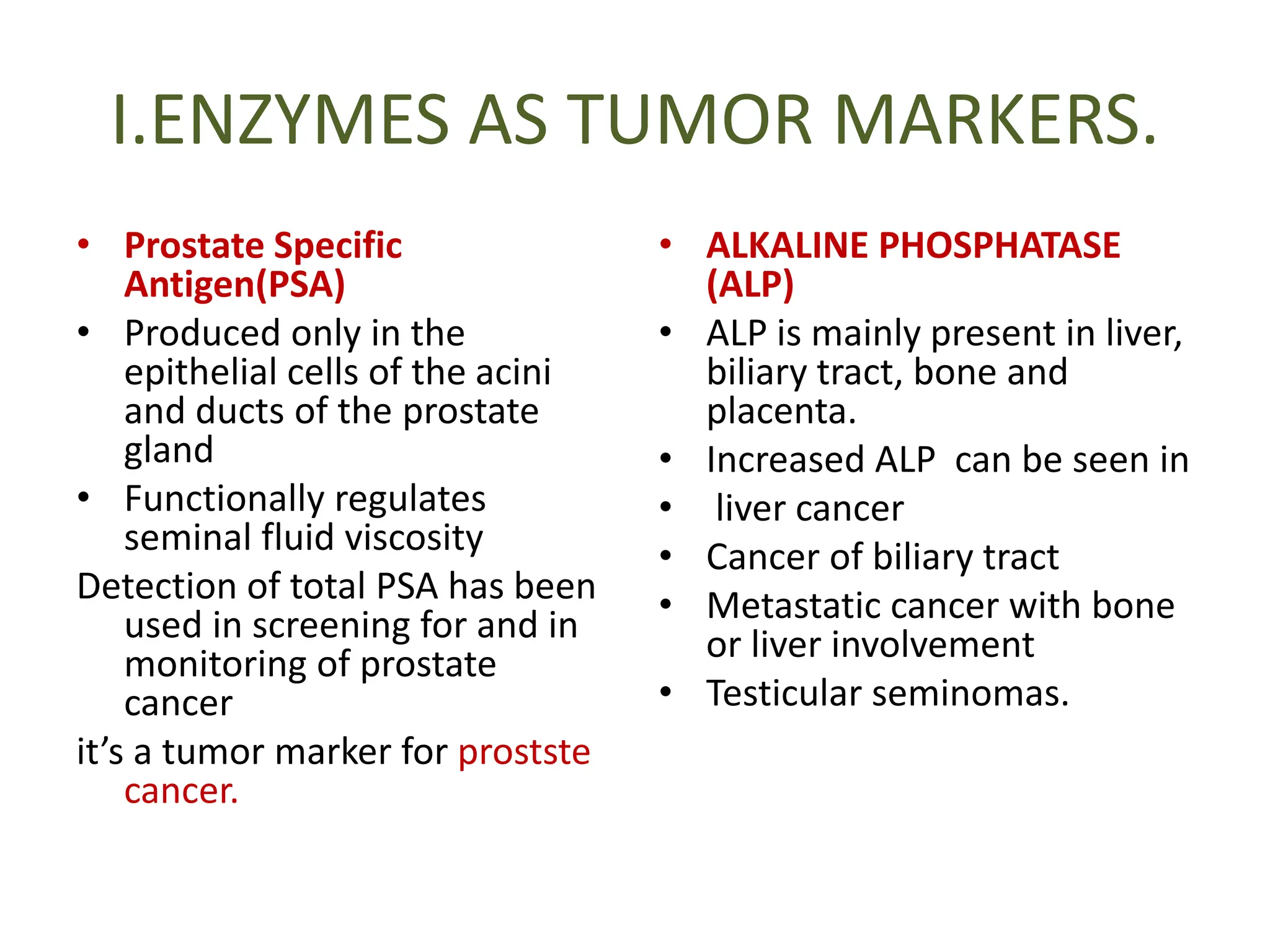 TUMOR MARKERS.-1.pptx by Aikoman radiology scientist at Catholic ...
