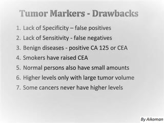 TUMOR MARKERS.-1.pptx by Aikoman radiology scientist at Catholic ...