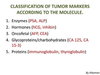 TUMOR MARKERS.-1.pptx by Aikoman radiology scientist at Catholic ...