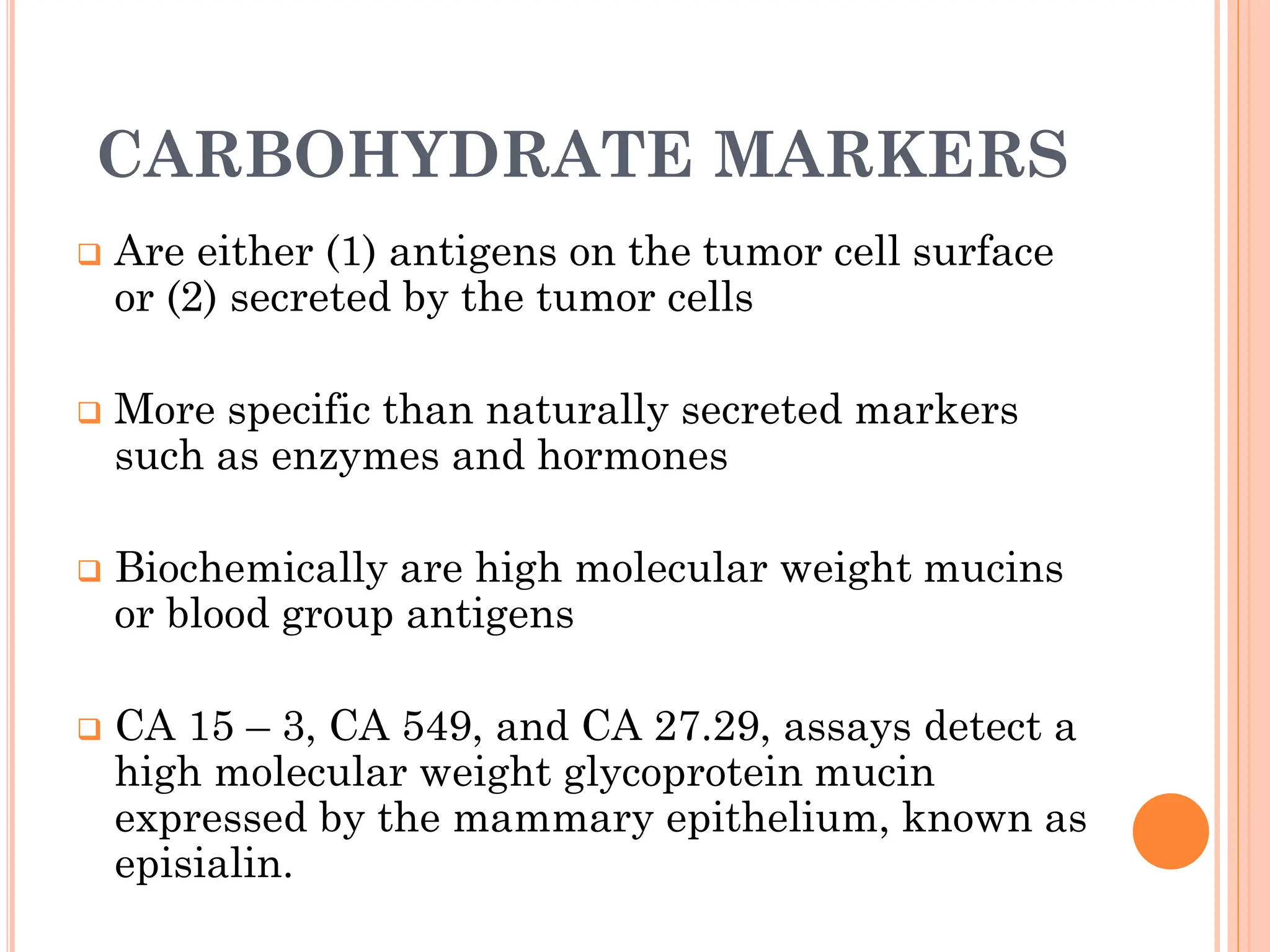 COMMON LABORATORY TUMOR MARKERS FOR CANCER | PDF