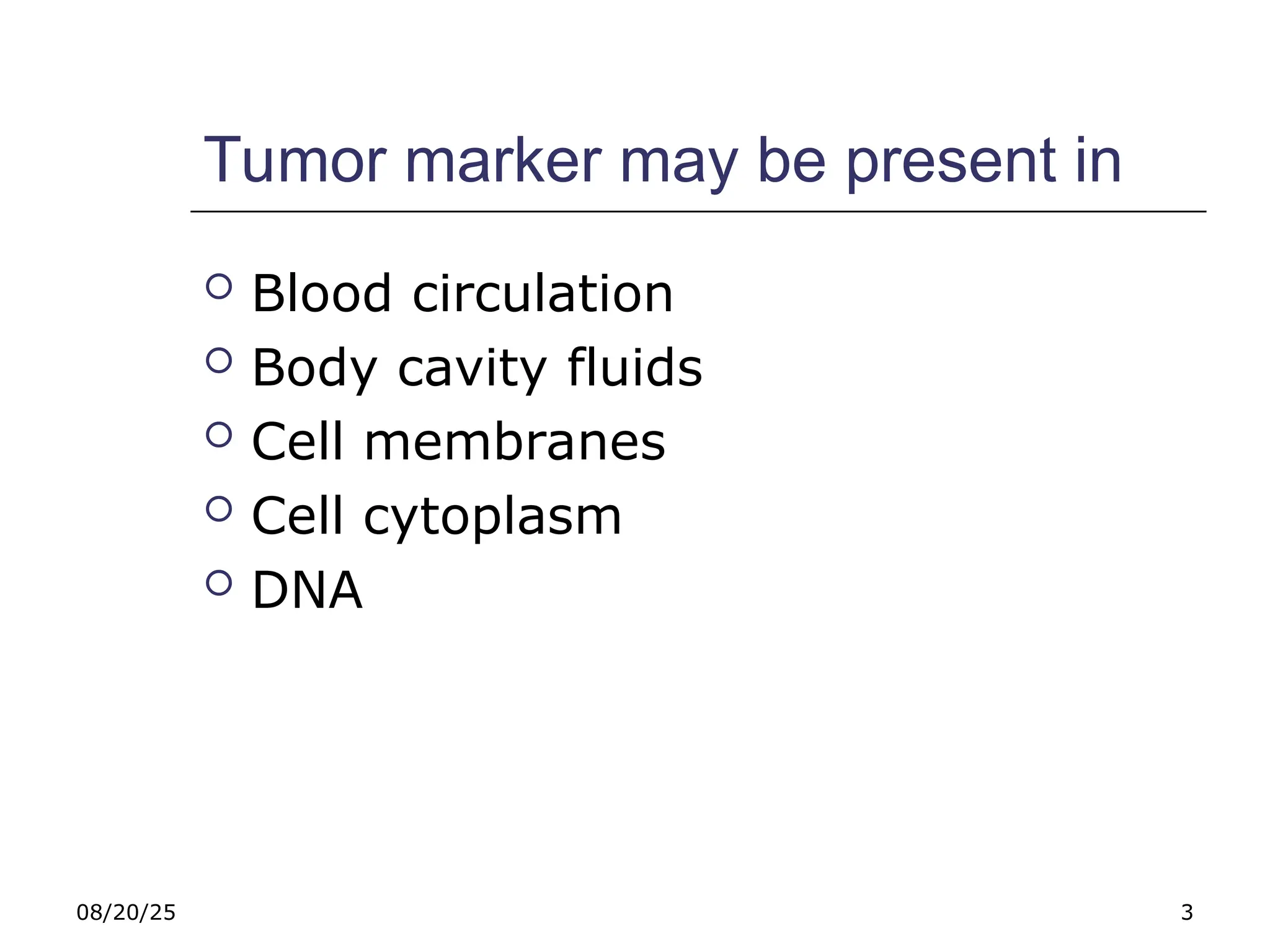 TUMOR MARKERS- DIFFERENT TYPES AND APPLICATIONS | PPT