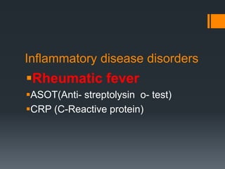 Tumor markers,asot,crp,esr | PPTX | Cancer | Diseases and Conditions