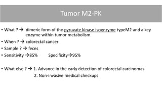 Tumor markers in diagnosis and prognosis of colorectal | PPT