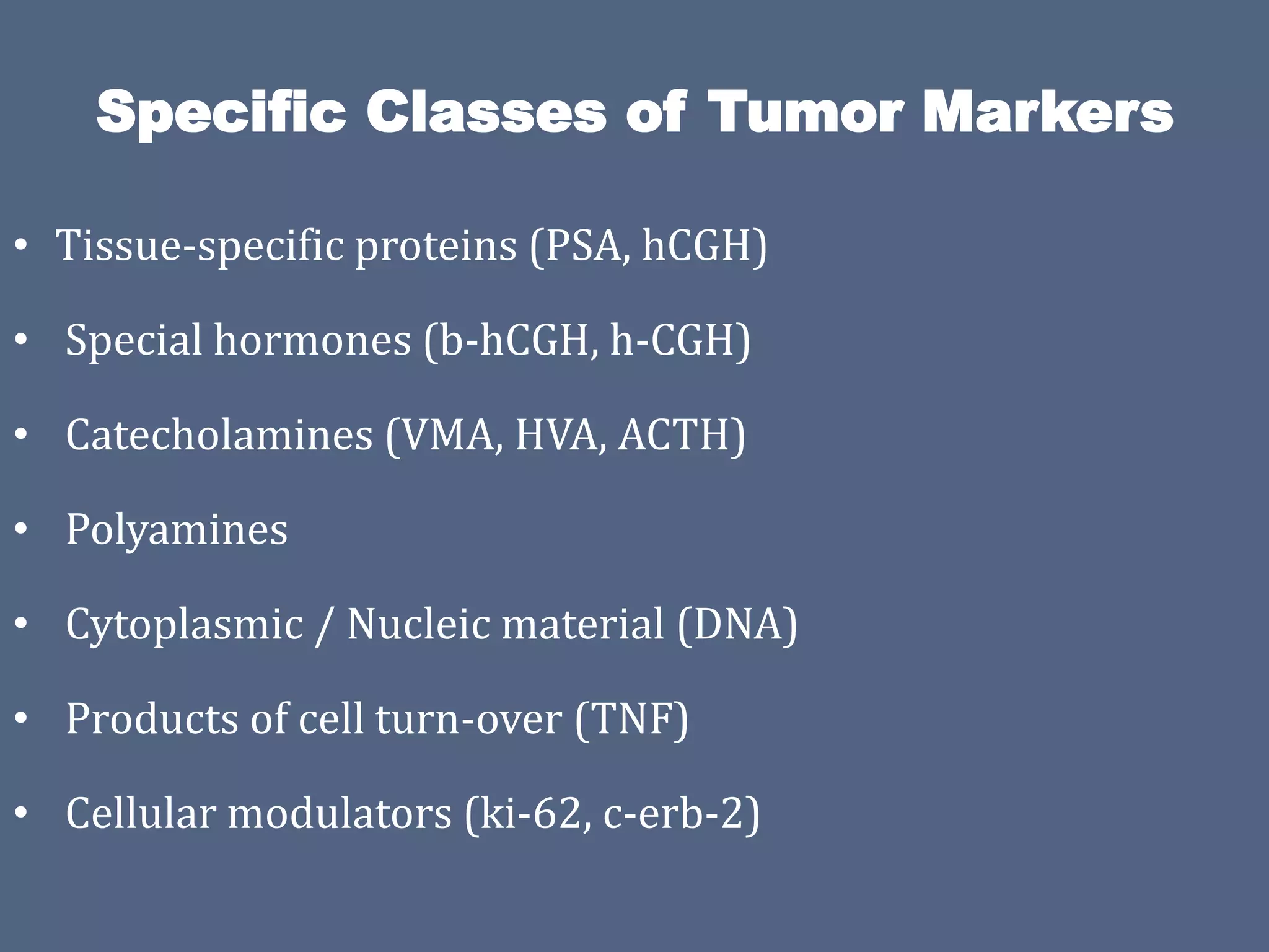 Tumor markers in routine practice | PPT