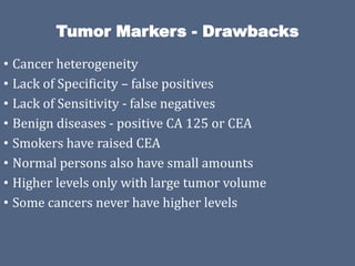 Tumor markers in routine practice | PPTX
